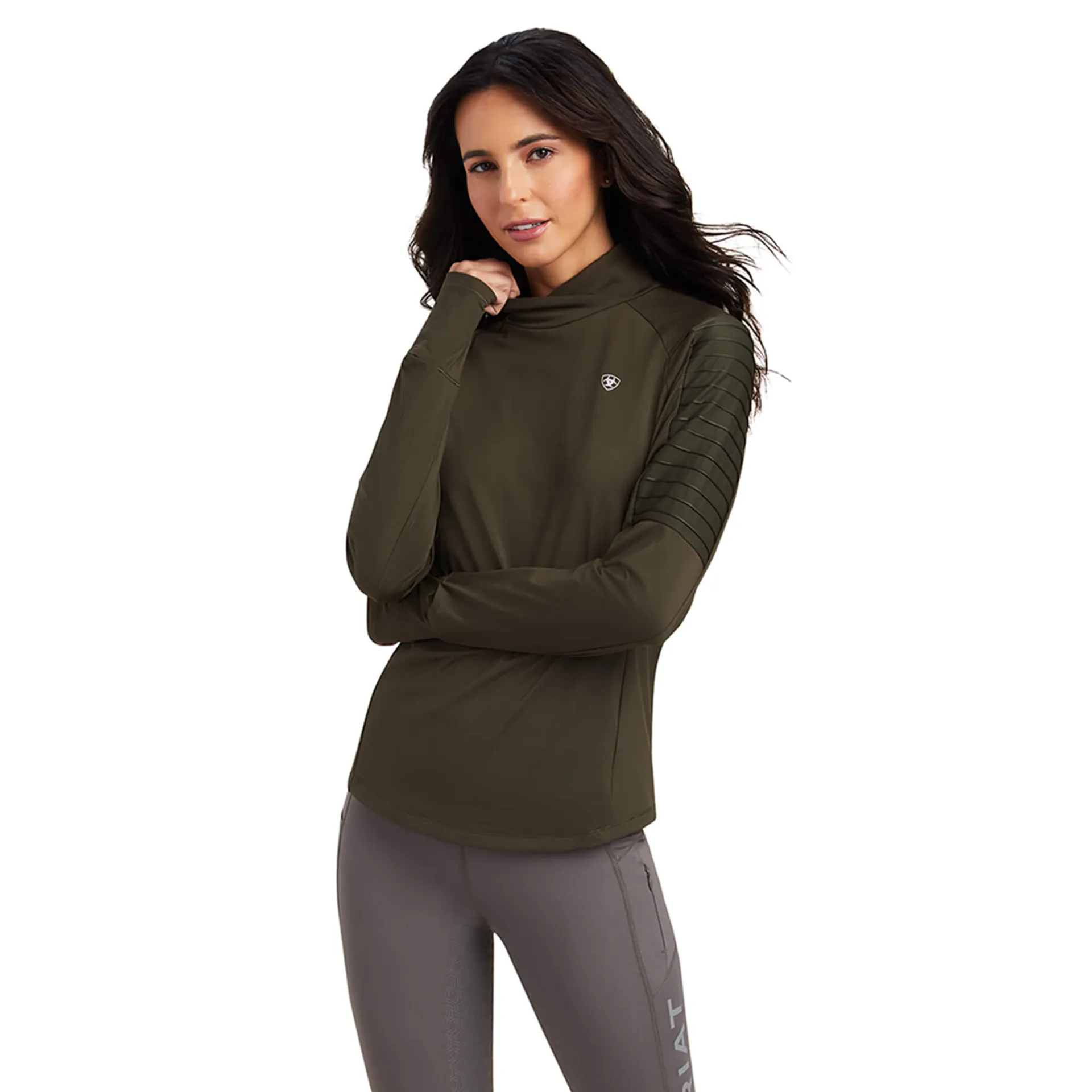 Ariat Women's Facet Baselayer - Forest Mist