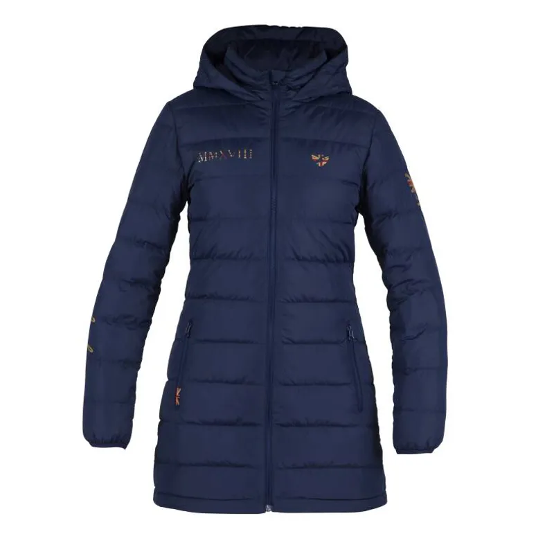 Aubrion Team Padded Coat - Navy Blue