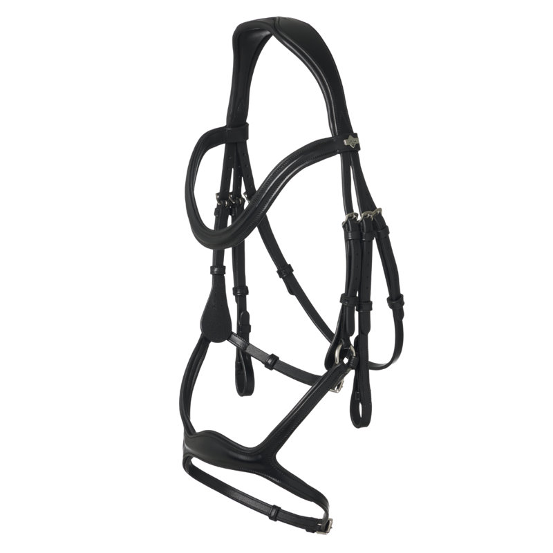 LeMieux Kudos Sport Bridle - Black/Silver