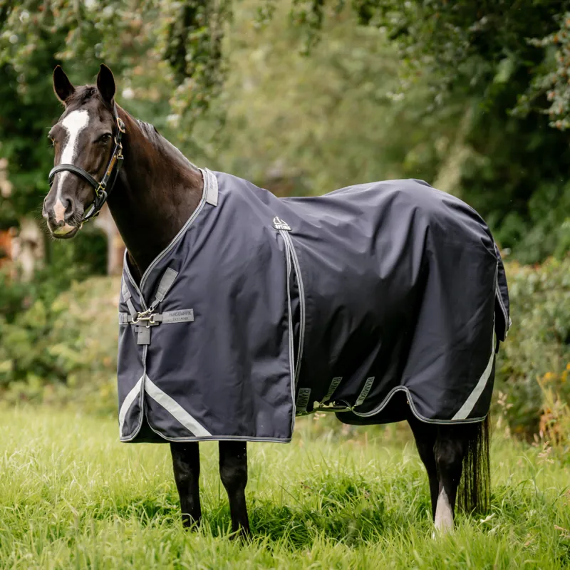 Horseware Rambo Optimo Original 0g Turnout Outer Only - Navy/Grey